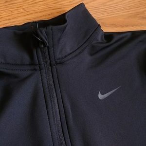 Nike | Tops | Nike Pro Long Sleeve Cropped Zip Front Top | Poshmark